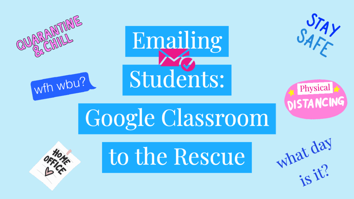 Emailing Students: Google Classroom to the Rescue – #RocknTheBoat