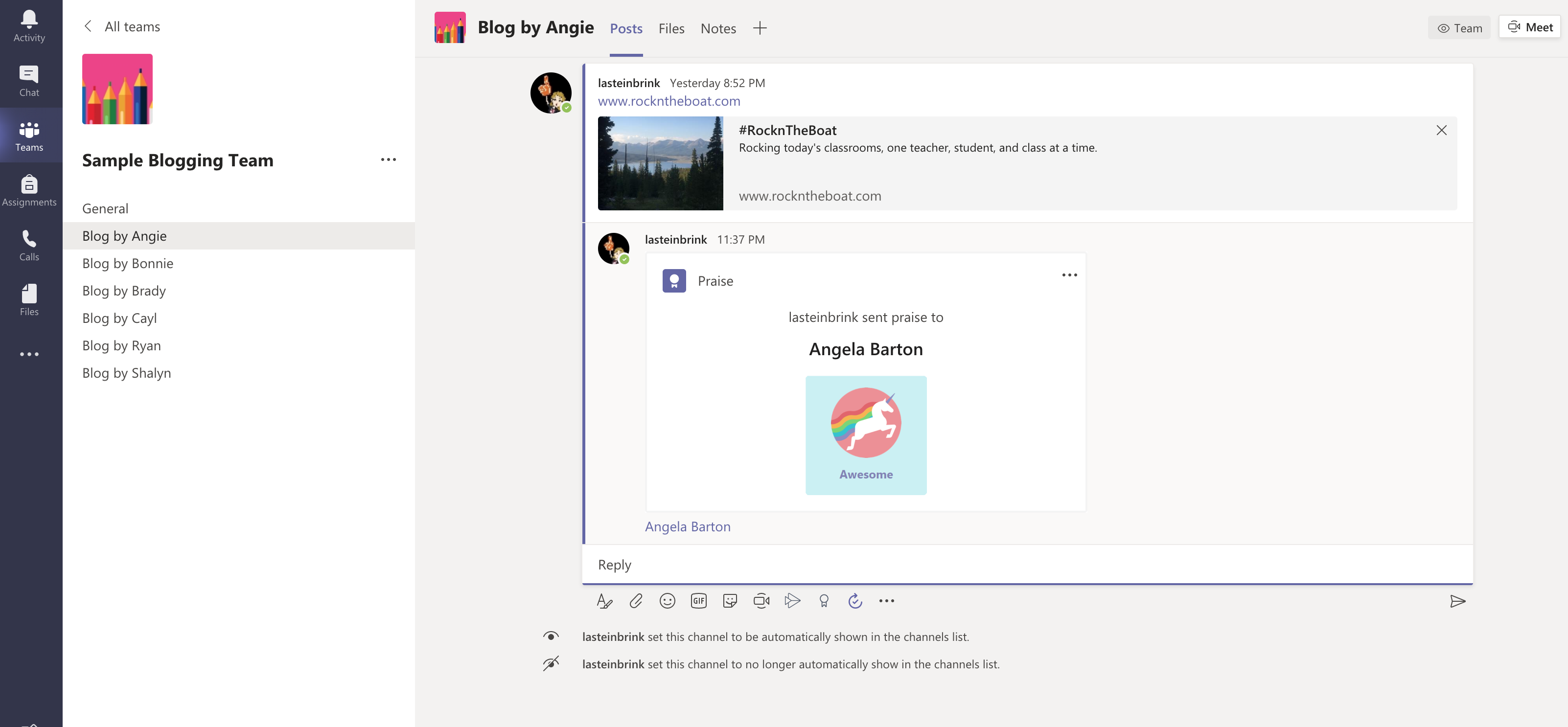 Blogging, Vlogging, and Podcasting with Microsoft Teams! – #RocknTheBoat
